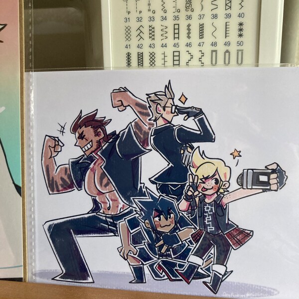 FFXV Chocobros Print MINI Print 5" X 7" - Etsy