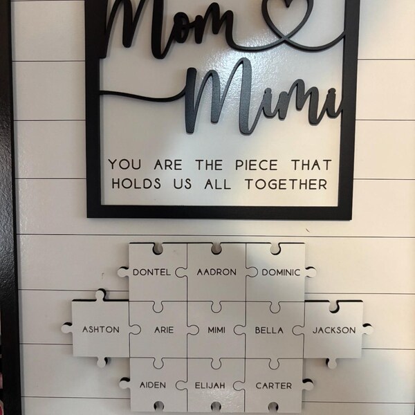 Personalized Love Crossword Laser-engraved Sign for Valentines Day ...
