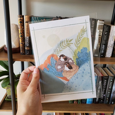 Porg Family A5 Print - Etsy