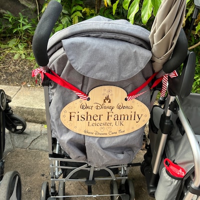 Disney Themed Pram Sign Stroller Sign Personalised Push Chair Sign ...