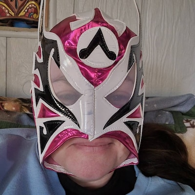 BLACK SHADOW Lucha Libre Wrestling Mask adult Size Brand - Etsy