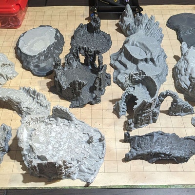 Ice Tribe Hut Chieftain DND Terrain EC3D Wilds of Wintertide Snow ...