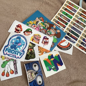 Japan Nintendo 64 N64 Sticker End Labels for All 196 Custom - Etsy