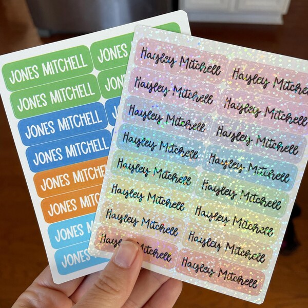 Daycare Name Labels, Kids Name Stickers, Preschool Name Labels ...