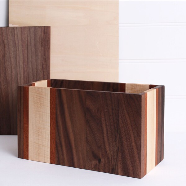 Sliding Lid Box / Wooden Tea Storage Box / Memory & Keepsake Box - Etsy