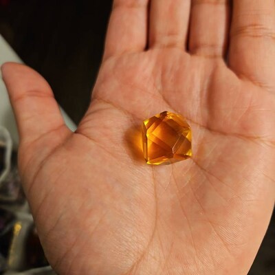 Beautiful Orange Topaz Between 40 to 50 Carat Certified With Free ...