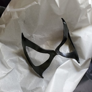 Flaming Fire Demon Mask Leather Carnival Mask Mardi Gras | Etsy