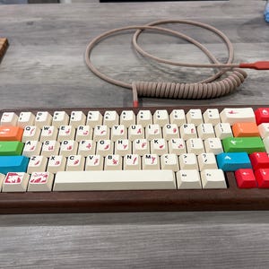 Classic White YC8 Custom Coiled Keyboard Cable - Etsy