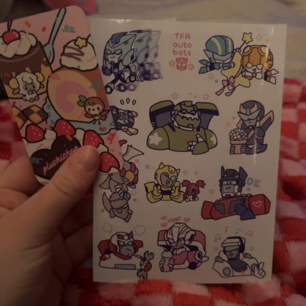 TF MTMTE TFA Starscream Sticker Sheets - Etsy