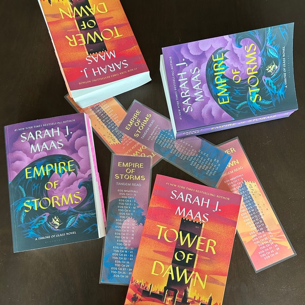 Throne of Glass - Tandem Read Bookmarks, Tower of Dawn, Empire of ...