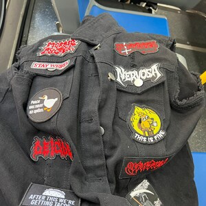 HYPOTHERMIA Embroidered Patch Trist Apati Lifelover Kall Happy - Etsy