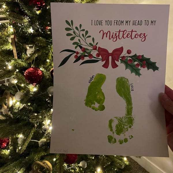 Christmas Handprint Craft - Christmas Handprint Keepsake - Christmas ...