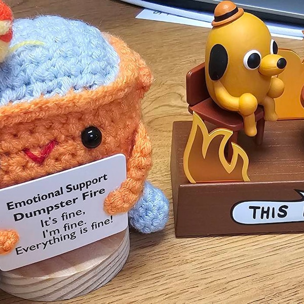 Handmade Crochet Pickle With Chill Pills-emotional Support-crochet ...