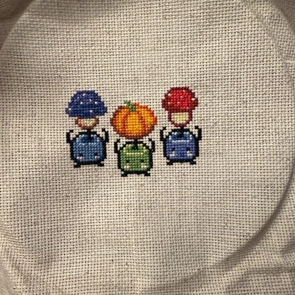 Spring Chickens - Stardew Valley Cross Stitch Chart - Etsy