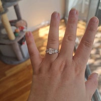 Timeless Triple Row Eternity Band, 2.10 CT Round With Marquise Cut ...