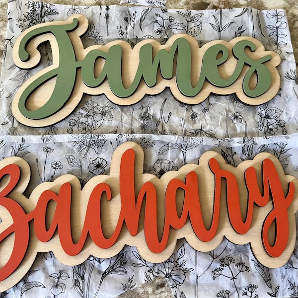 Personalized Kids Door Sign, Kids Door Name Sign, Nursery Wall Name ...