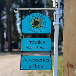 Personalized Sign for Hanging on Pop up Tents, Market Displays, Custom ...