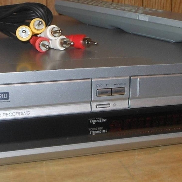 Symphonic SD7S3 DVD VCR Combo Dvd Player Vhs Player With Remote Cables and Hdmi Adapter - Etsy