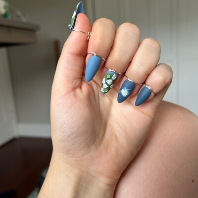 Wudu Nail Rings for Halal Nails, Adjustable and Reusable, Press on ...