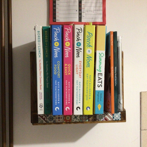 Custom Wall-mounted Book Rack - You Choose Length and Colour - Etsy