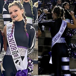 Megaphone Cheer 8th Grade Sash Cheer Sash 8th Grade Night Sash Cheer ...