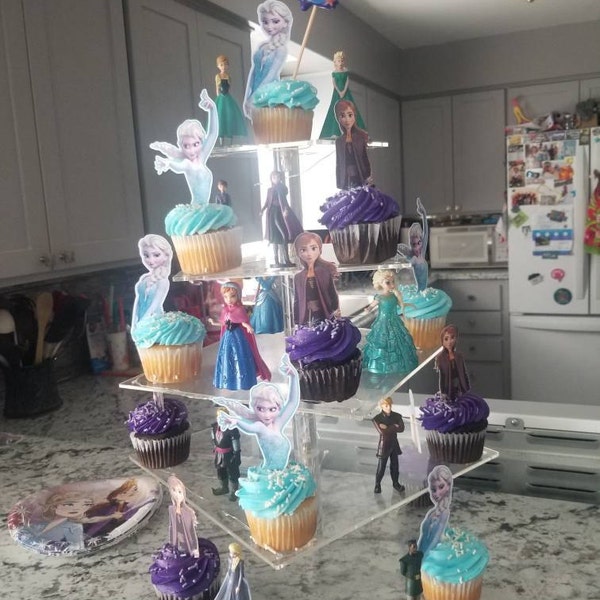 Frozen Elsa Cupcake Toppers (12 Pieces) - Etsy