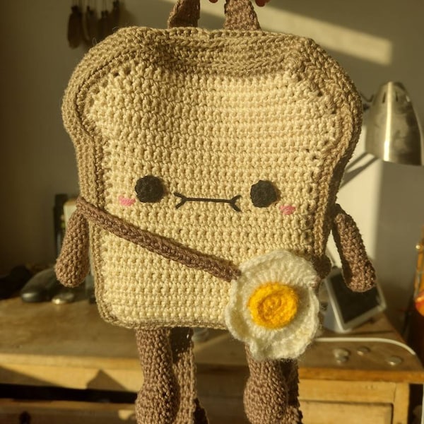 Toastie Bread Bag Crochet Pattern - Etsy