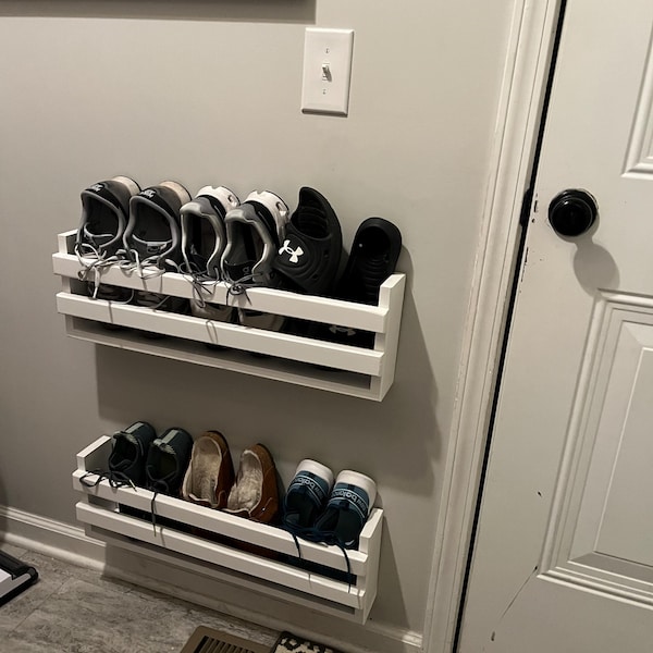 Floating Shoe Rack, Shoe Storage - Etsy