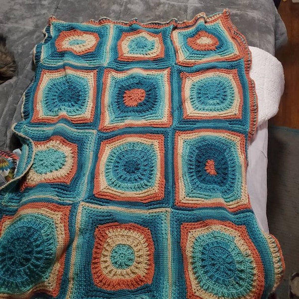 CROCHET PATTERN Bliss Afghan - Make to Any Size - PDF Download - Etsy