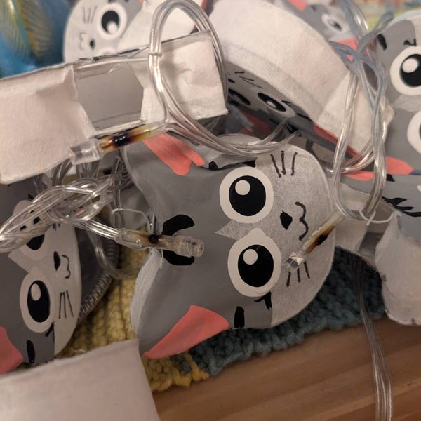 String Lights Cute Japanese Lucky Cat Fairy Lights Bedroom Home Decor ...