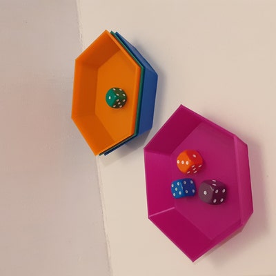 Hexagonal Board Game Gaming Trays Token Holders Stackable - Etsy