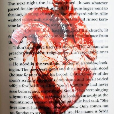 Clear Bookmark Anatomical Heart Bloody Bleeding Medical Goth Gothic ...