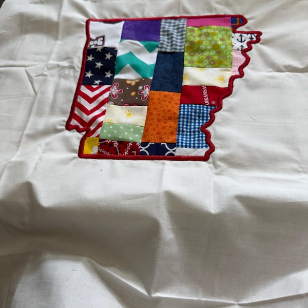 US States Applique Embroidery Designs. USA Map Applique. USA State ...