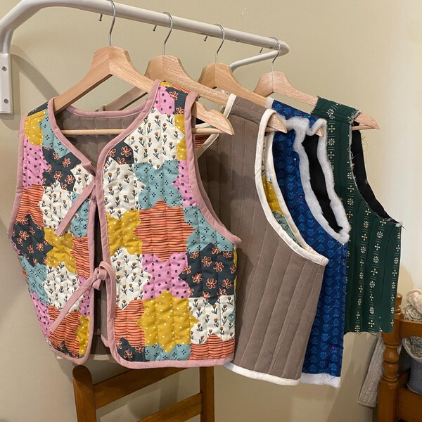 Ruby Vest PDF Sewing Pattern | Size Inclusive 0-34 | Beginner Friendly ...