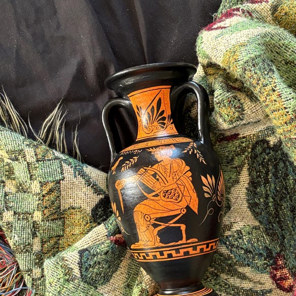 Greek Motifs Signs Patterns Greek Key Symbol Meander Ceramic Vase ...