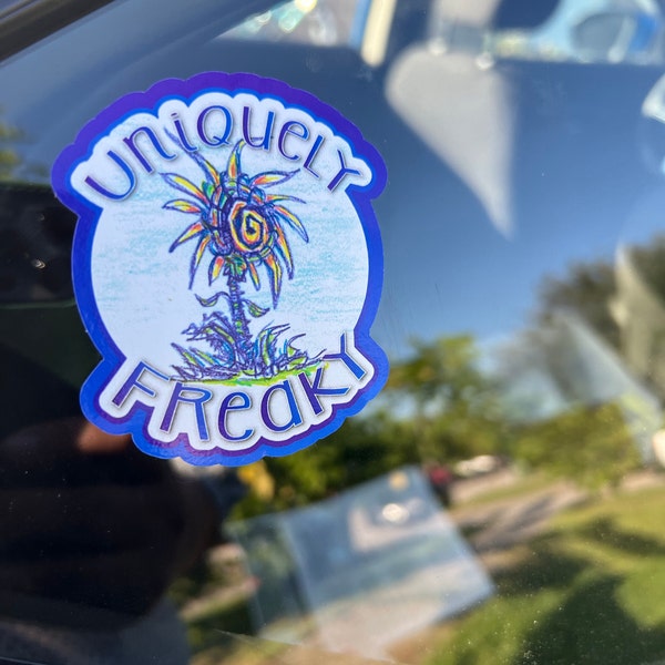 Uniquely Freaky Sticker Outdoor Bumper Stickers | 553 - Etsy