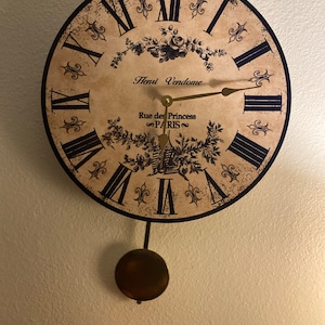 Personalized Kitchen Wall Clock White Kitchen Clock - Etsy