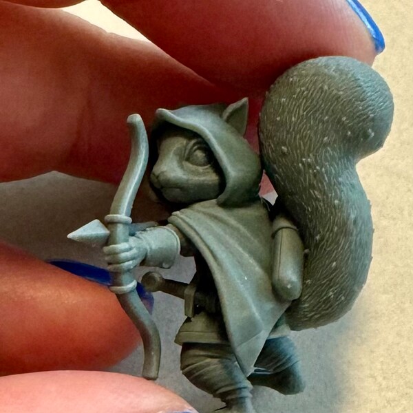 Squirrel Archer Miniature #2 | Sculpt by Goonmaster | Fantasy Tabletop ...