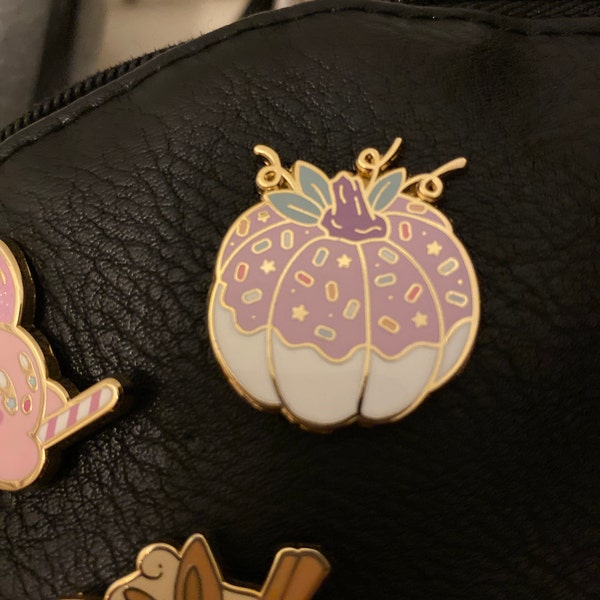 Candy Pumpkin Enamel Pin, Pumpkin Pin, Pastel Pin, Enamel Pin, Pastel ...