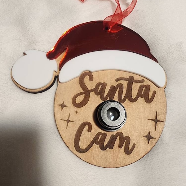 Santa Cam Lens for Ornaments, Christmas Santa Camera Lens, Santa Cam ...
