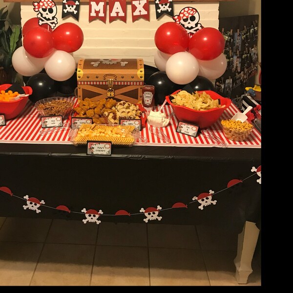 Pirate Name Banner, Pirate Party, Name Banner, Photo Prop - Etsy