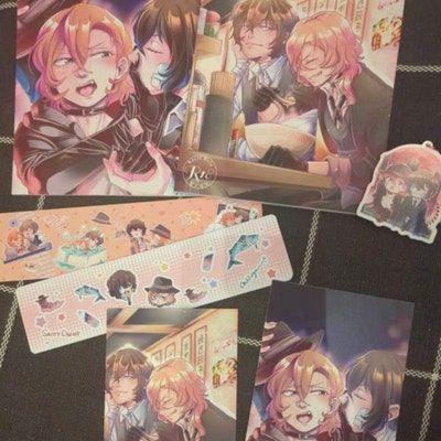 Stickers Bungou Stray Dogs Domestic Soukoku - Etsy