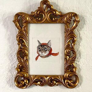 Gold Baroque Frame 5x7 Photo Picture Frame Wedding Table Number Holder ...