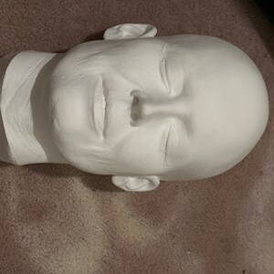 Michael J. Fox Life Cast, Face Cast, Life Size 1:1 in White Hydrocal ...