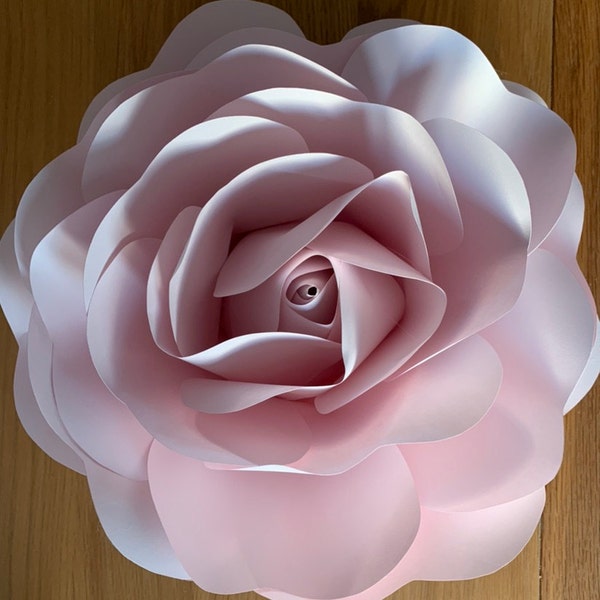 PDF Paper Flowers Full Size Rose 6 Large and Medium Paper Flower ...