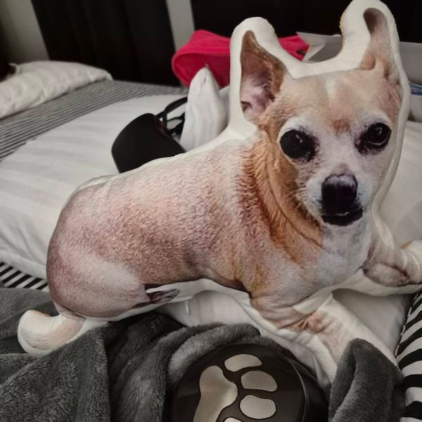 Photo Customization DIY Dog Cushion Pet Plush Toys Dolls Stuffed Animal ...