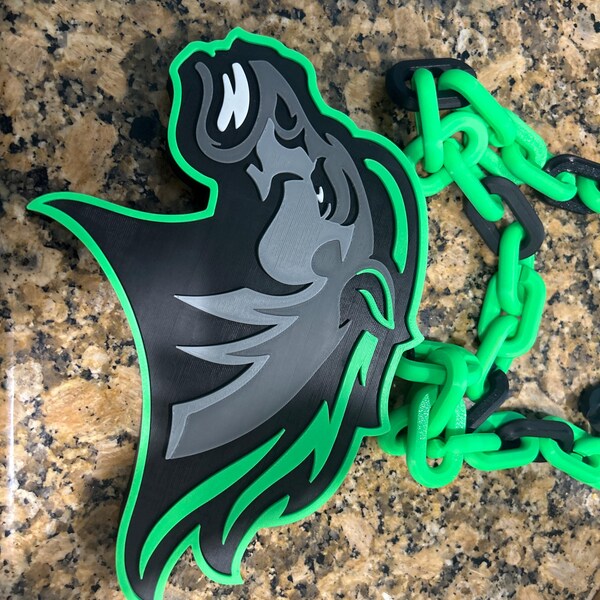 Oversized Custom 3D Printed Logo, Graduation, Homerun Chain, Sports ...