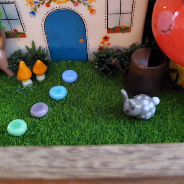 Mini Blue Bird, Fairy Garden Decoration, Terrarium Decor, Plant Poker ...