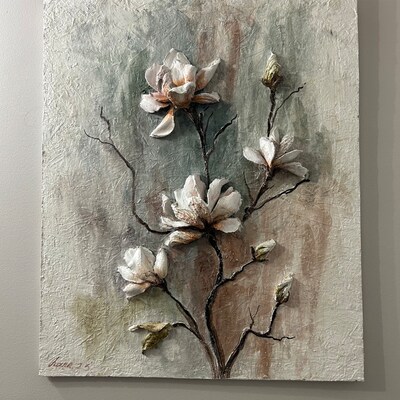 Sculptural Art,sculpture Painting, Texture Paste Painting, Decorative ...