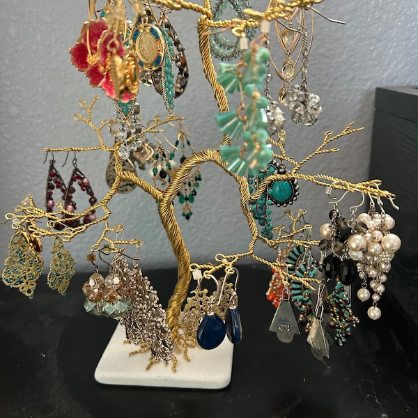 Jewelry Stand Tree, Earring Holder, Necklace Storage, Jewellery ...